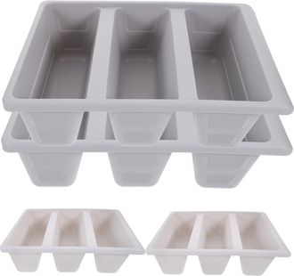 PartyKindom Schuhregal Aus Langlebigem Pp Material 4 Stück Stapelbare Schuhablagen Für Eingangsbereich Platzsparend Mit Hoher Tragfähigkeit Graues Schuh Organizer