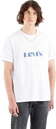 Levi's Ss Relaxed Fit Tee T-Shirt Homme Modern Vintage Logo White (Blanc) L