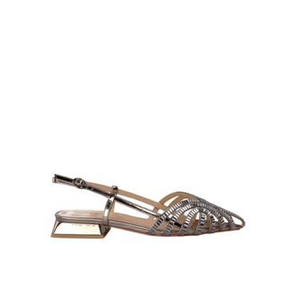 Alma En Pena Rhinestone cage sandals - - Shoes - Damen - Grau - 39 EU