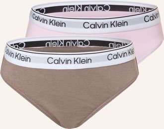 Calvin Klein 2er-Pack Slips Icon Cotton Stretch rosa