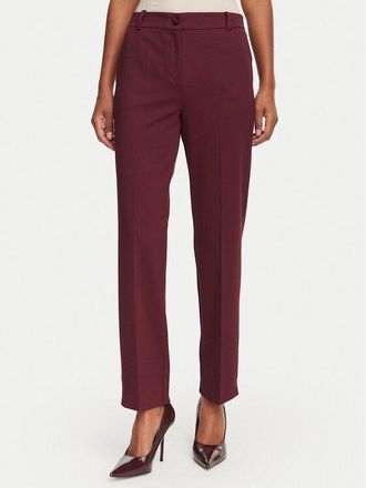 Marella Stoffhose Paese 2623786034 Dunkelrot Regular Fit