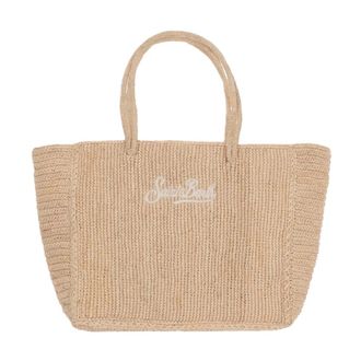 MC2 Saint Barth Handtasche aus nat&uuml;rlichem Bast - - Bags - Damen - Beige - ONE SIZE