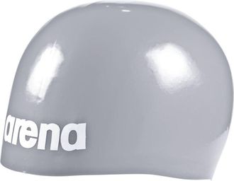 Arena Moulded Pro Ii Badekappen f&uuml;r Schwimmer Silver Einheitsgr&ouml;&szlig;e