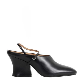 Jil Sander Femme, Chaussures, Noir, Taille: 39 EU Mules &agrave; brides et talon bloc