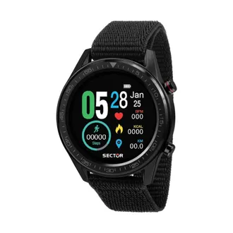 Sector S-02 Smart Digital Schwarz Armbanduhr - - Accessories - Herren - Schwarzk - ONE SIZE