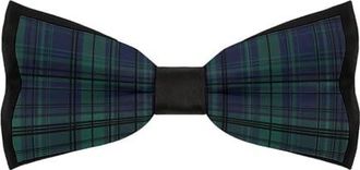 Ahdyr Noeud papillon &agrave; carreaux &eacute;cossais pour homme, ajustable, pour smoking, pour adulte