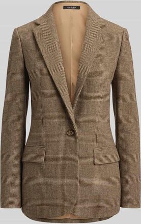 Lauren Ralph Lauren Regular Fit Longblazer mit Pattentaschen aus Wolle