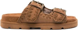 Mou Femme, Chaussures, Brun, Taille: 36 EU Low Bio Sandal Monochrome