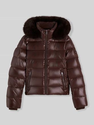 Tommy Hilfiger Regular Fit Puffer Jacket mit abnehmbarer Fellkapuze