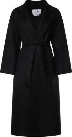 Max Mara Knielanger Mantel - Schwarz