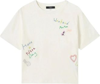 Max Mara Femme, Tops, Blanc, Taille: 42 FR T-shirt