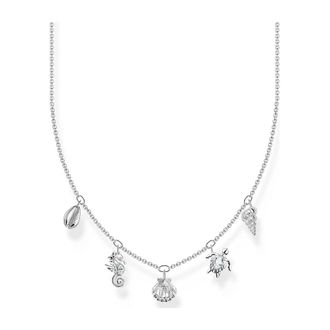 Thomas Sabo Thomas Sabo Halskette mit Meerestiere silberfarben Ke2157-051-14-L45V - - Accessories - Damen - Grau - ONE SIZE