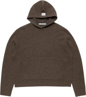 Acne Studios Kaschmir-Mischung Hoodie - - Sweatshirts & Hoodies - Herren - Braun - M