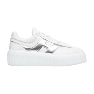 Hogan Femme, Chaussures, Blanc, Taille: 40 EU Baskets Blanches &agrave; Semelle Plateforme