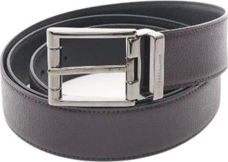 Ferragamo Ceinture en cuir Pre-owned - Homme - Pre-owned - Noir - Taille: ONE Size