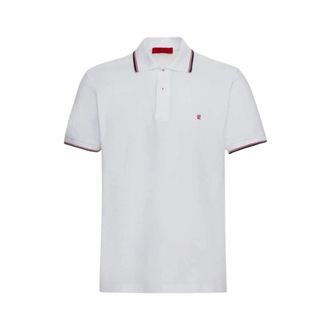 Carolina Herrera Wei&szlig;es Strukturiertes Poloshirt - - Tops - Herren - Wei&szlig; - M