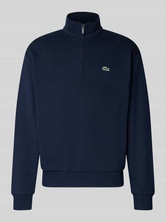 Lacoste Regular Fit Troyer aus Baumwoll-Mix