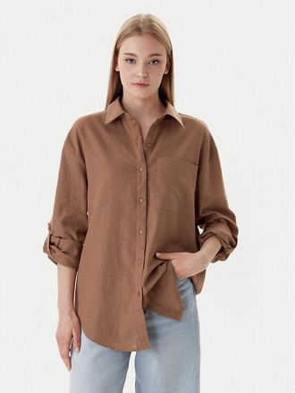 Calvin Klein Jeans Hemd LV044E195G Braun Regular Fit