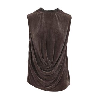 Rick Owens Top Subhuman - Femme - Tops - Brun - Taille: 40 FR