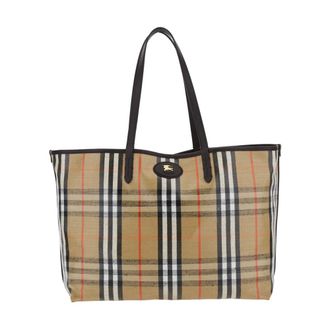 Burberry Femme, Sacs, Beige, Taille: ONE Size Highlands Tote Bag Medium