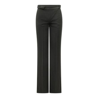 The Attico Hosen mit geradem Bein und B&uuml;gelfalte vorne - - Trousers - Damen - Schwarzk - S