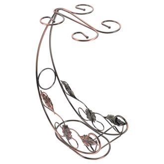 OSALADI CORHAD Vintage Weinglashalter aus Antikoptik Elegantes Weinglasregal zum Aufh&auml;ngen Platzsparender Stielgl&auml;serhalter f&uuml;r Zuhause Bars und Restaurants D