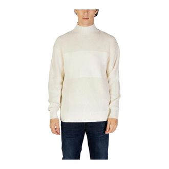 Calvin Klein Jeans Rollkragenpullover - - Knitwear - Herren - Wei&szlig; - L