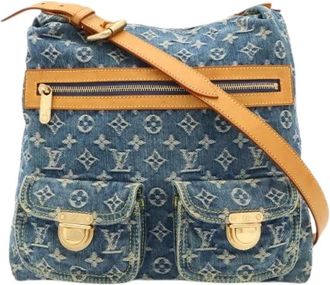 Louis Vuitton Sac bandouli&egrave;re vintage pr&eacute;-poss&eacute;d&eacute; - Femme - Pre-owned - Bleu - Taille: ONE Size