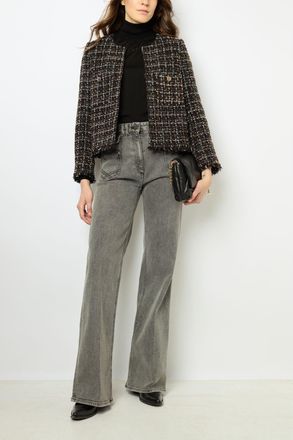 Gerard Darel Veste en tweed multico - MATHILDA - Noir