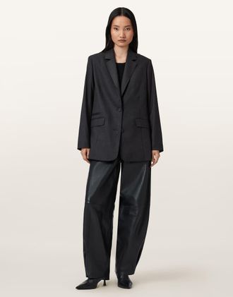 AllSaints Essie - Blazer - Gris acier