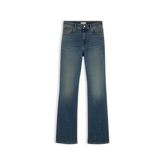 Tommy Hilfiger Jean taille haute droit d&eacute;lav&eacute;