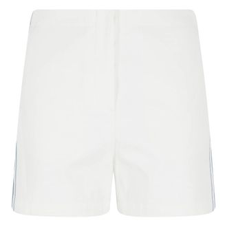 Low Classic Gestreifte Shorts - - Shorts - Damen - Wei&szlig; - M