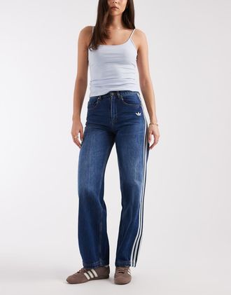 adidas Originals Jean dad - Indigo d&eacute;lav&eacute;-Bleu marine