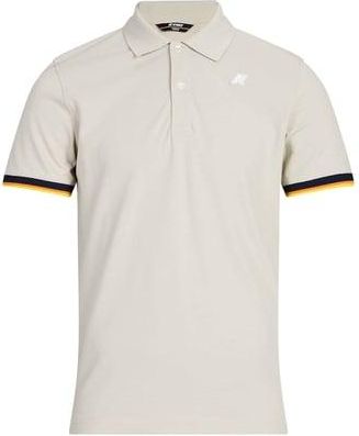 K-Way Polo manches courtes en coton m&eacute;lang&eacute;