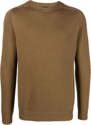 Dondup Homme, Pulls, Brun, Taille: 2XL Tricot ras du cou