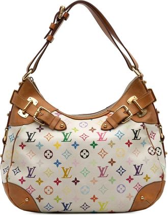 Louis Vuitton Hobo Bags - Monogram Multicolore Greta - Gr. unisize - in Wei&szlig; - f&uuml;r Damen