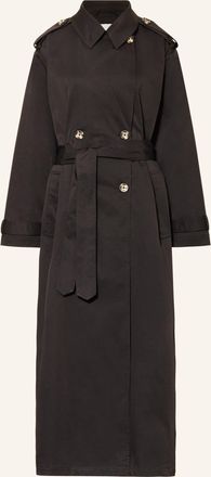 Ichi Trenchcoat Ihgilana schwarz