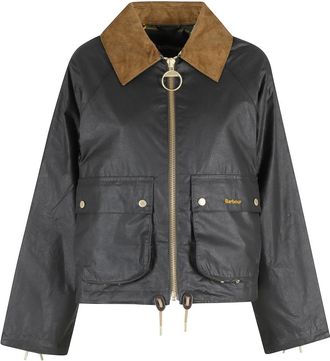 Barbour Femme, Vestes, Noir, Taille: 40 FR Marron Waxed Jacket