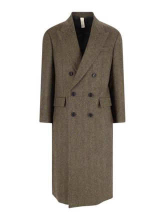 Sunflower Knielanger Mantel - Grün