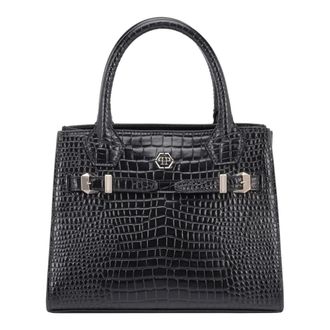 Philipp Plein Shopper - Small Shopper Bag Cocco - Gr. unisize - in Schwarz - f&uuml;r Damen