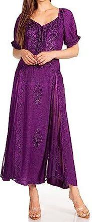 Sakkas 2100 Bridget Robe Renaissance - Pourpre -L/XL