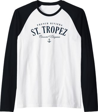 Trendy Apparel French Riviera St. Tropez Costal Elegance Raglan