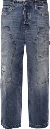 Dsquared2 Straight Leg Jeans - Blau