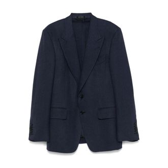Tom Ford Homme, Vestes, Bleu, Taille: L Blazers
