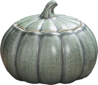 Cabilock Keramik Vorratsdose mit Deckel K&uuml;rbis Form Teedose Kaffeedose Gew&uuml;rzdose Bonbondose Vorratsbeh&auml;lter Aufbewahrungsdose f&uuml;r Tee Gew&uuml;rz Kr&auml;uter Getreide