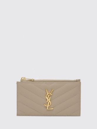 Saint Laurent Portefeuille Femme couleur Beige