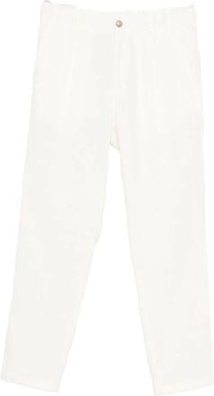 Herno Homme, Pantalons, Blanc, Taille: S Pantaloni dritti bottoni