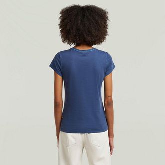 G-Star V-Shirt Eyben mit Label