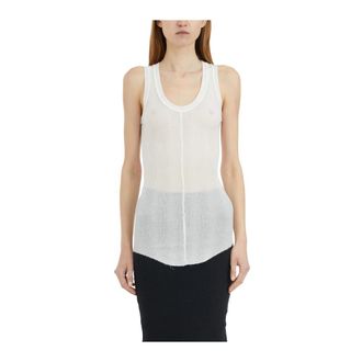 Marc Le Bihan Baumwoll Tank Top - - Tops - Damen - Wei&szlig; - S