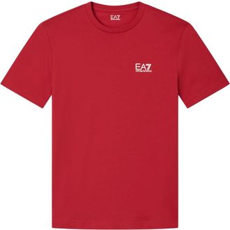 Emporio Armani Emporio Armani Ea7, Homme, Tops, Rouge, Taille: XL T-shirt Pima Cotton Core Identity